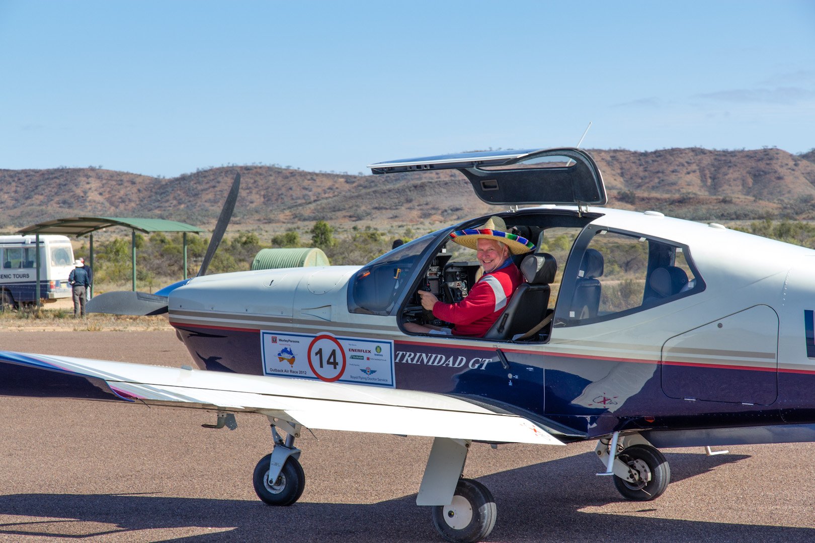 Red Planet Software Outback Air Race 2025 supporting the RFDS